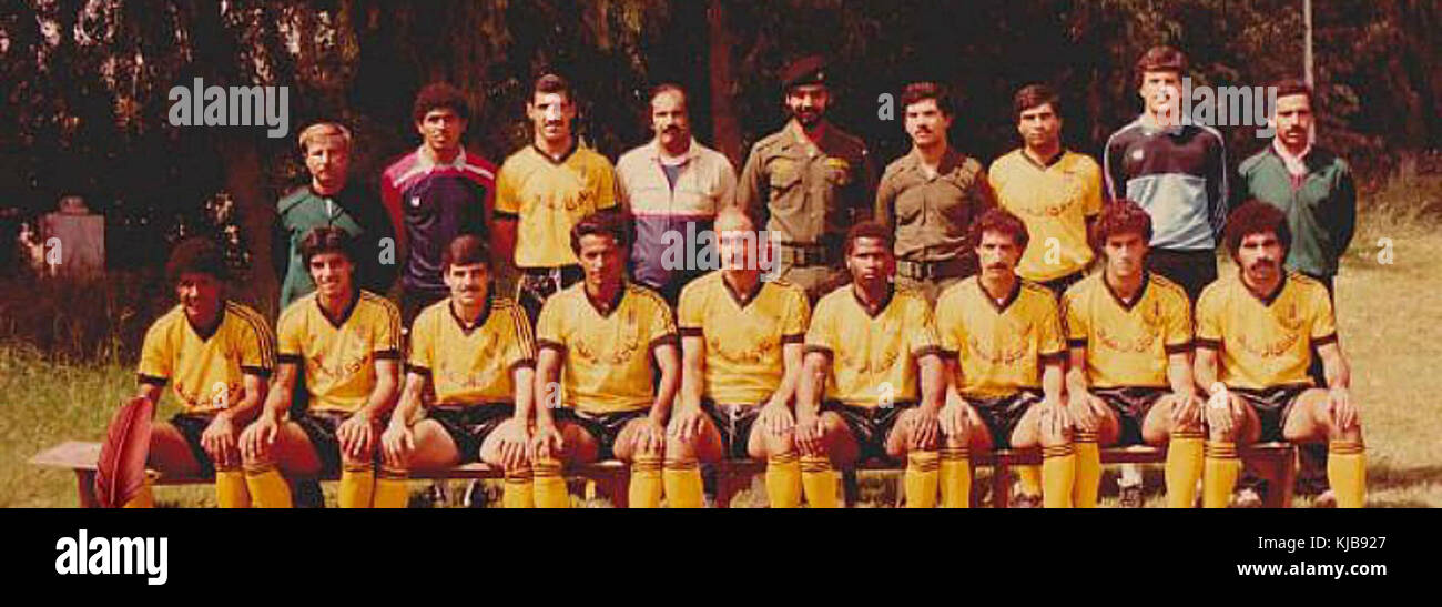 Al Rasheed SC squad 1984 85 season Stock Photo - Alamy