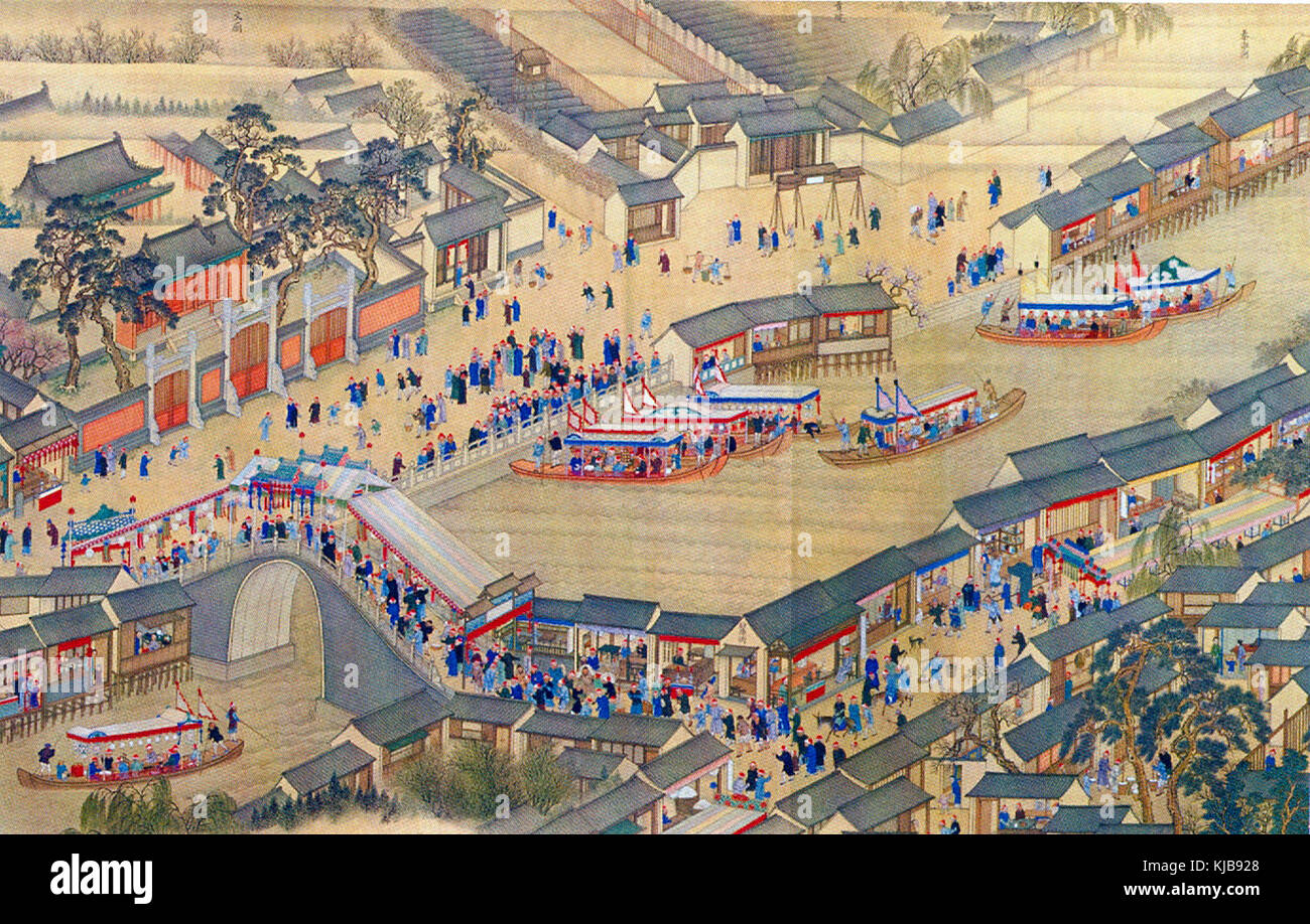 Kangxi Emperor's Southern Tour (detail Stock Photo - Alamy