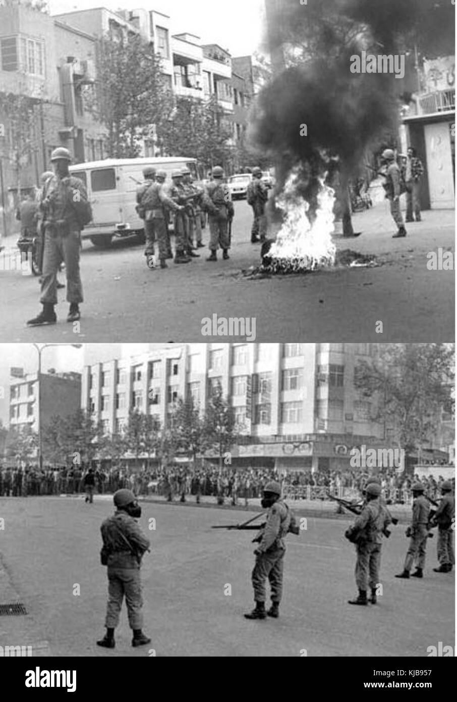 Government soldiers in 1979 Revolution Stock Photo - Alamy