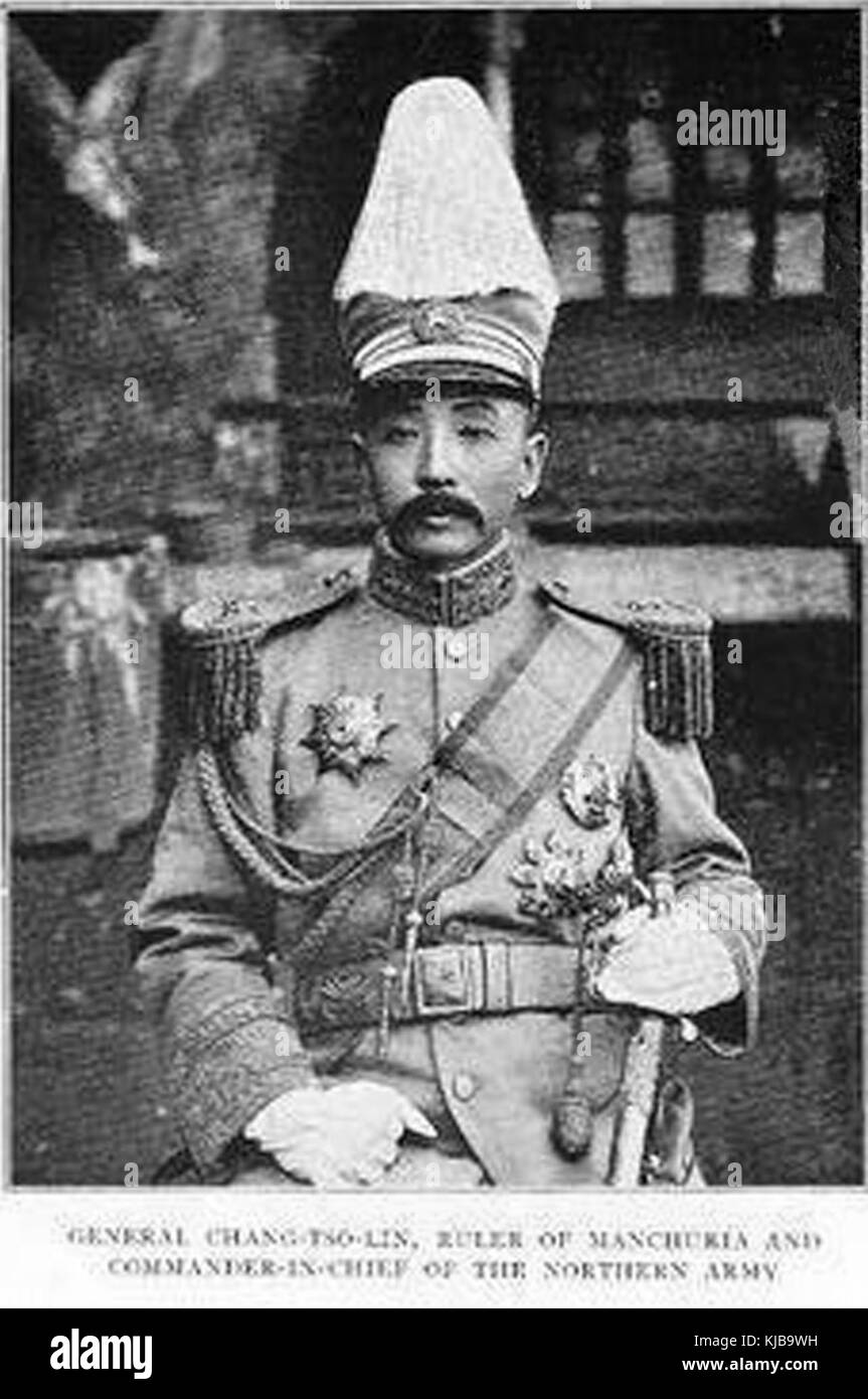 Zhang Zuolin was a prominent Chinese military and political leader ...