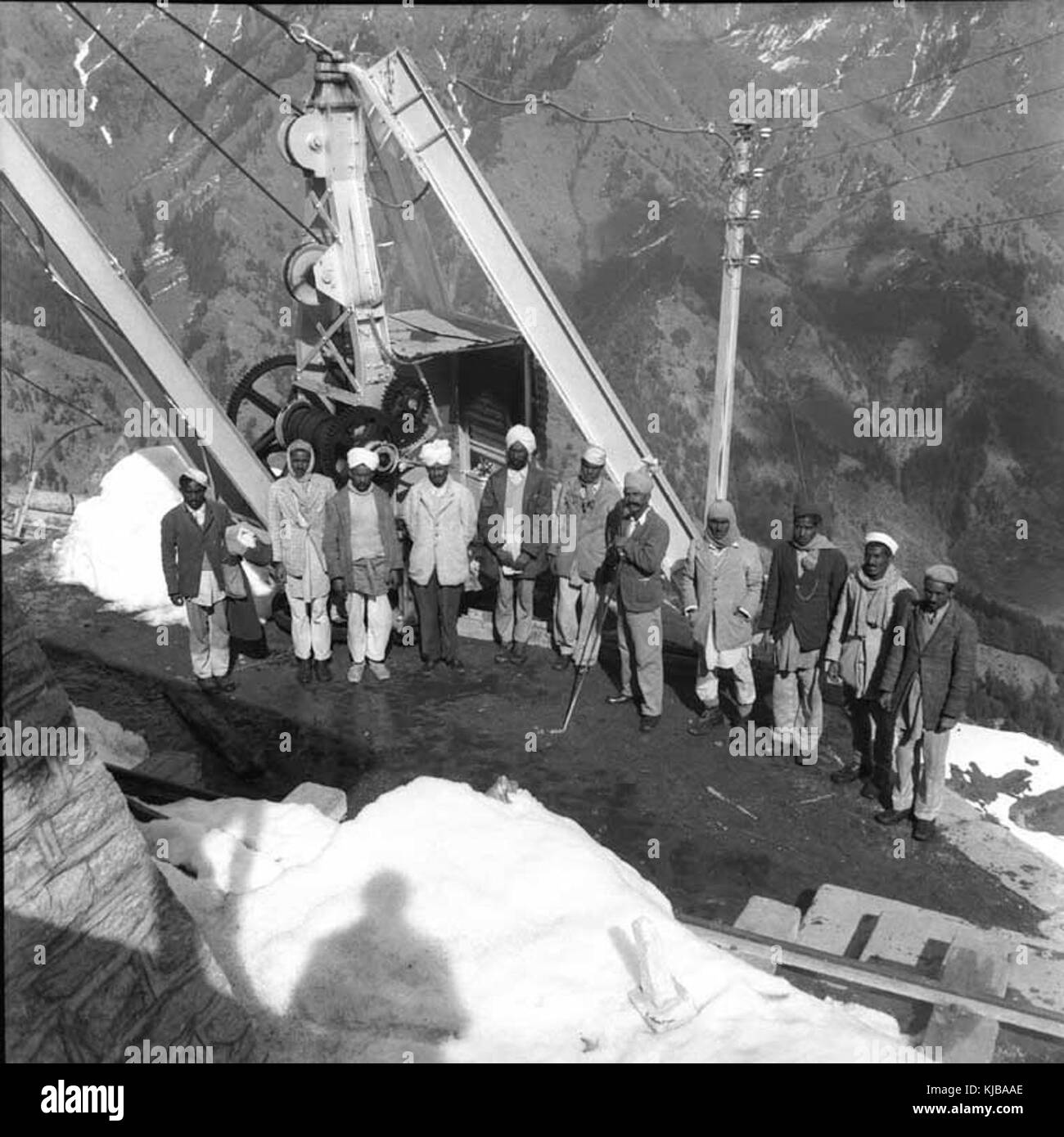 Typical workmen of the Uhl scheme Stock Photo - Alamy