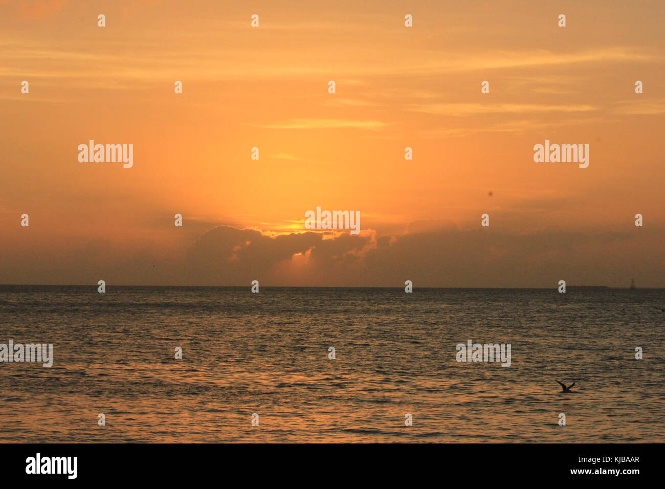 Gfp florida keys key west sun setting behind clouds Stock Photo - Alamy