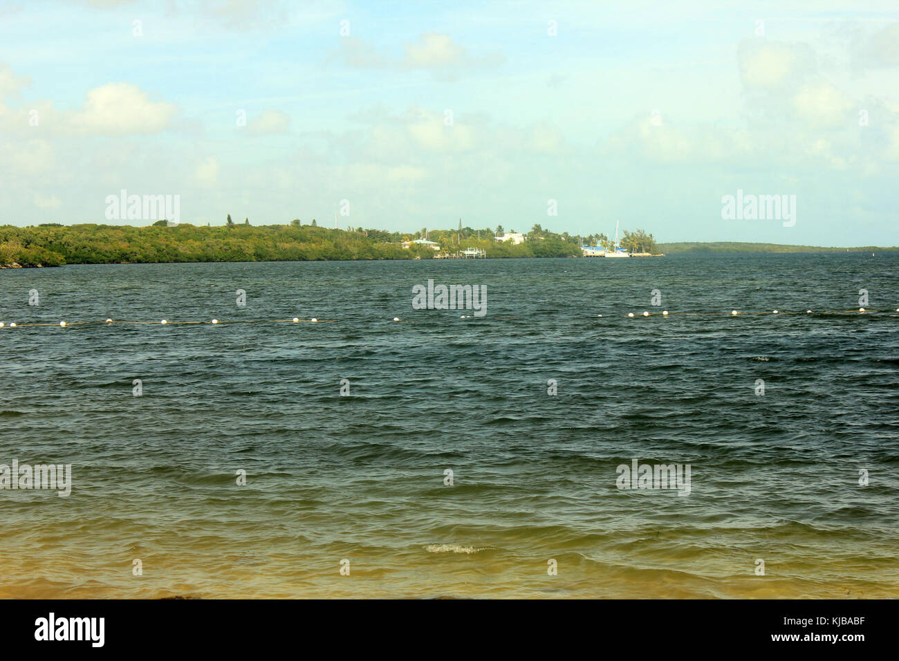 This refers to the Florida Keys, specifically a marina located in a ...