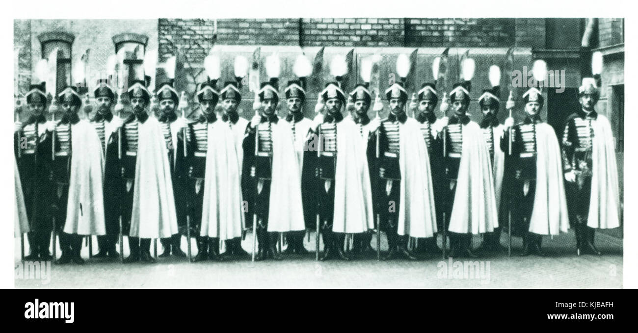 Guard of the crown in the 1930s Stock Photo - Alamy
