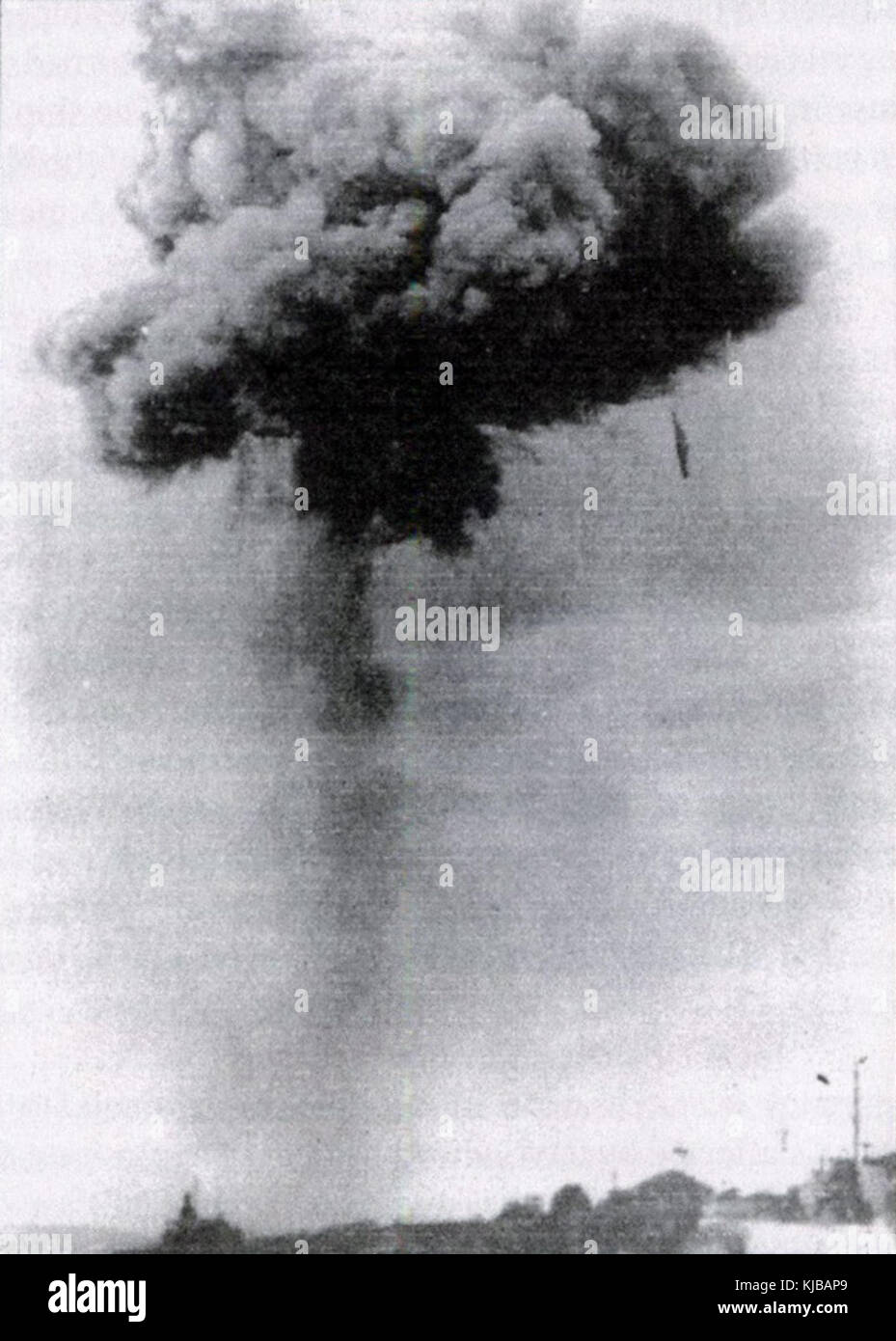 Bedford Magazine Explosion, view from North End of Halifax, Nova Scotia ...