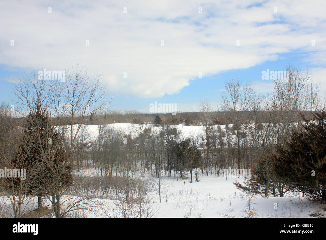 Gfp minnesota lake maria state park looking from andersons lookout hill ...