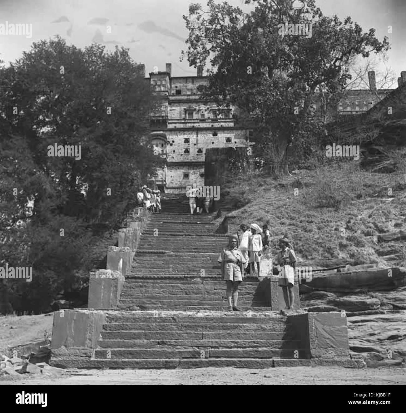 The steps to the old Fort of Kotah State Stock Photo - Alamy