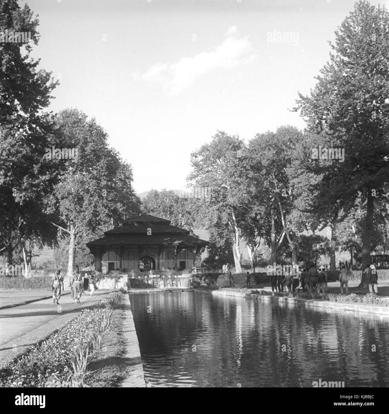 The Shalimar Garden, Kashmir Stock Photo - Alamy