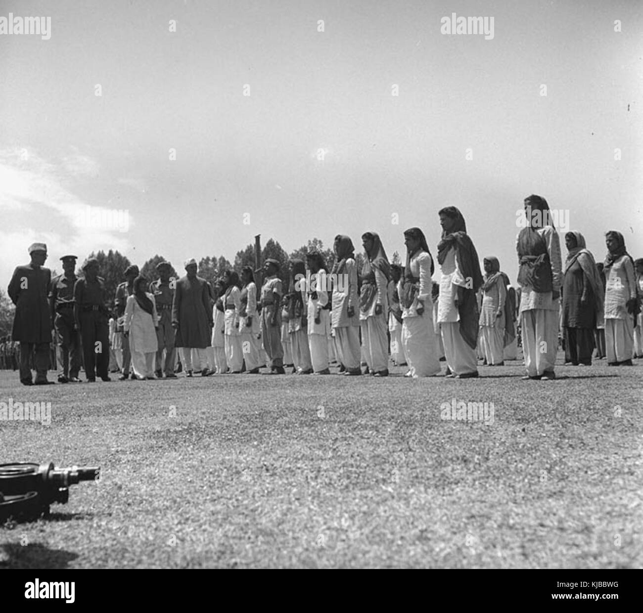 Police on parade in Black and White Stock Photos & Images - Alamy