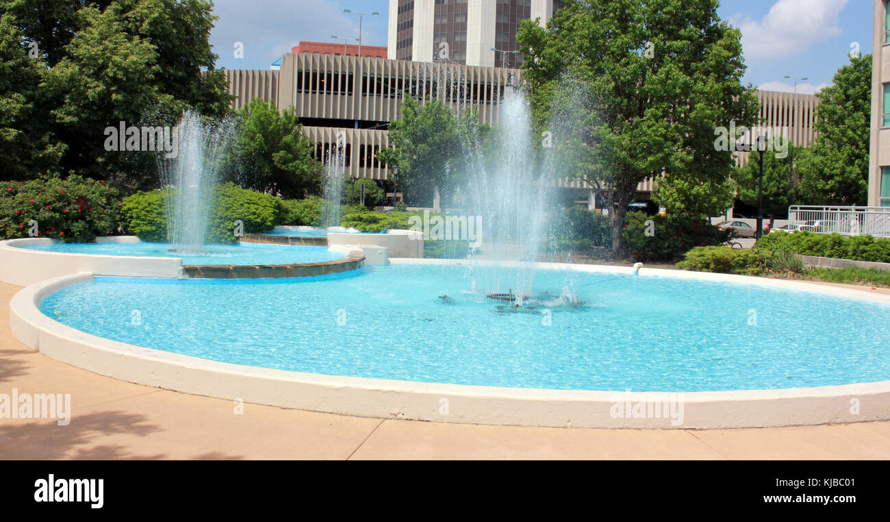 Gfp illinois springfield water fountain Stock Photo - Alamy
