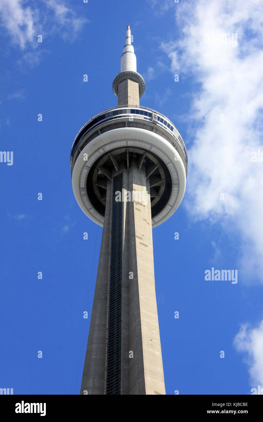 Gfp canada ontario toronto cn tower up close Stock Photo - Alamy