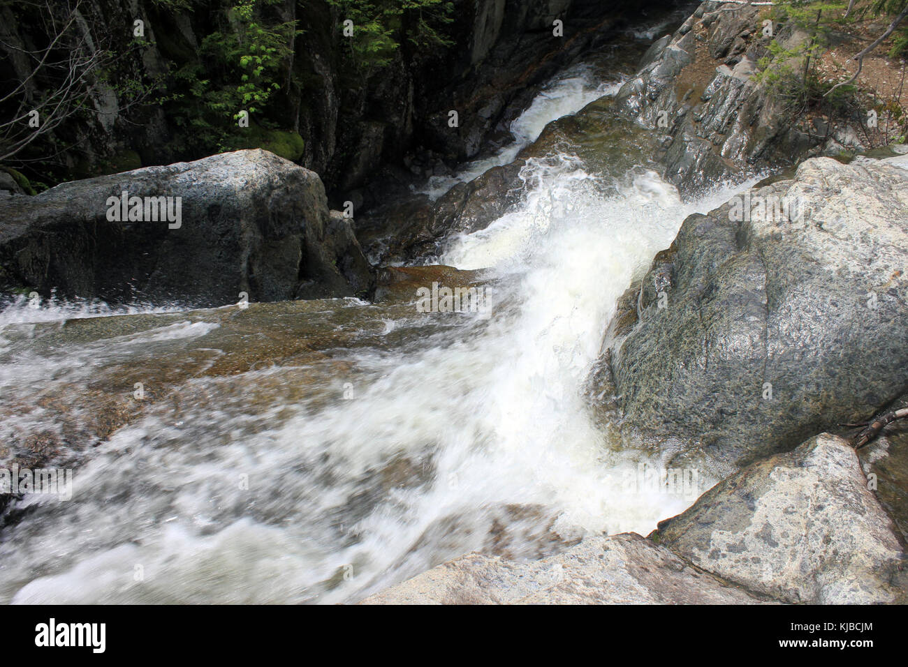 Gfp new york adirondack mountains water going down Stock Photo - Alamy