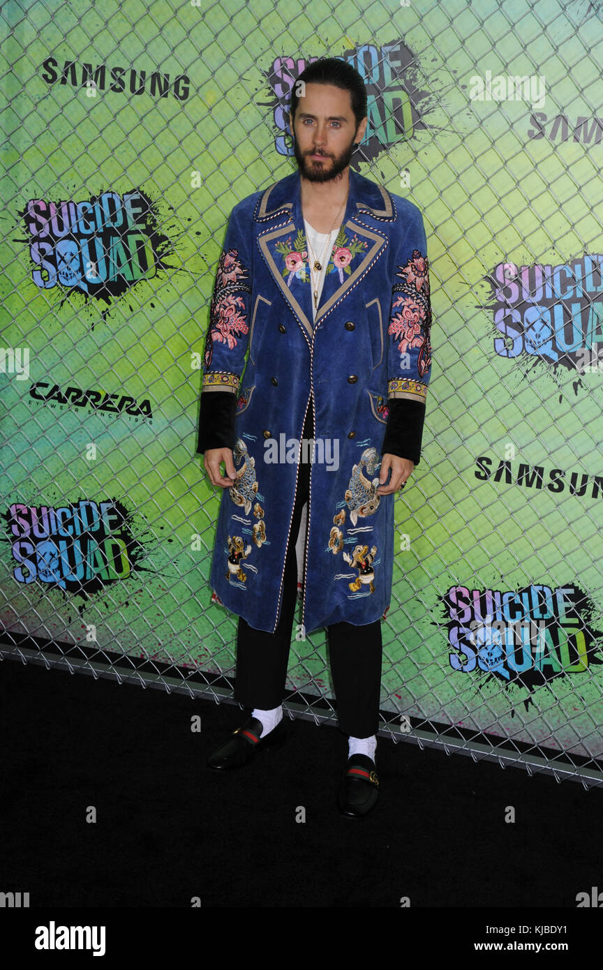 NEW YORK, NY - AUGUST 01: Jared Leto attends the 'Suicide Squad' world ...