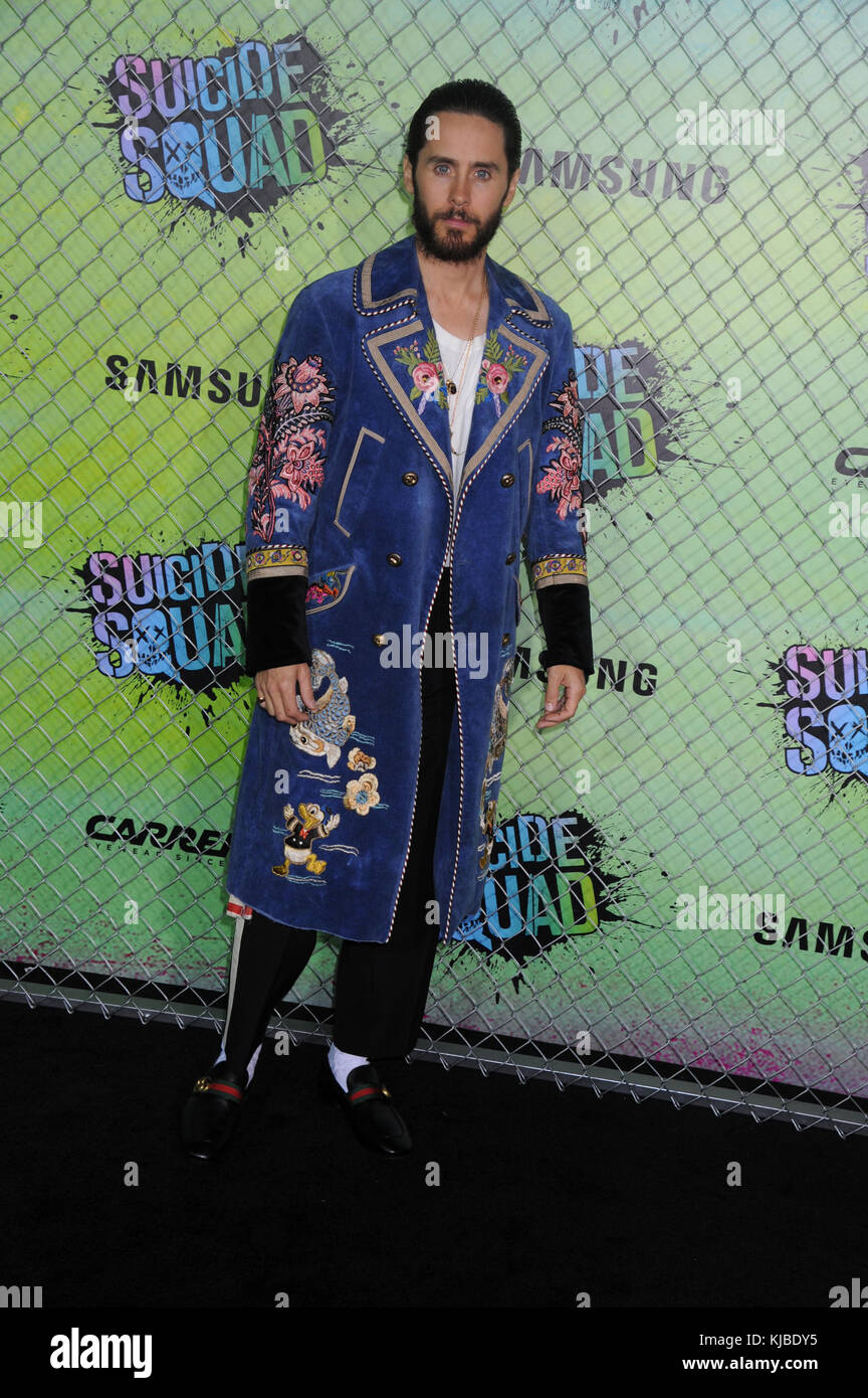 NEW YORK, NY - AUGUST 01: Jared Leto attends the 'Suicide Squad' world ...