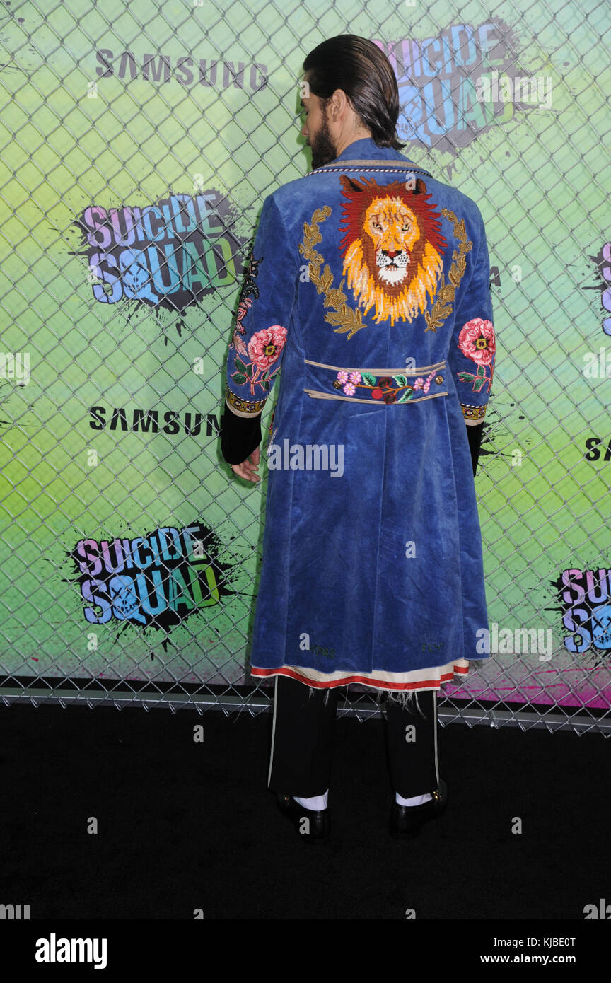 NEW YORK, NY - AUGUST 01: Jared Leto attends the 'Suicide Squad' world ...