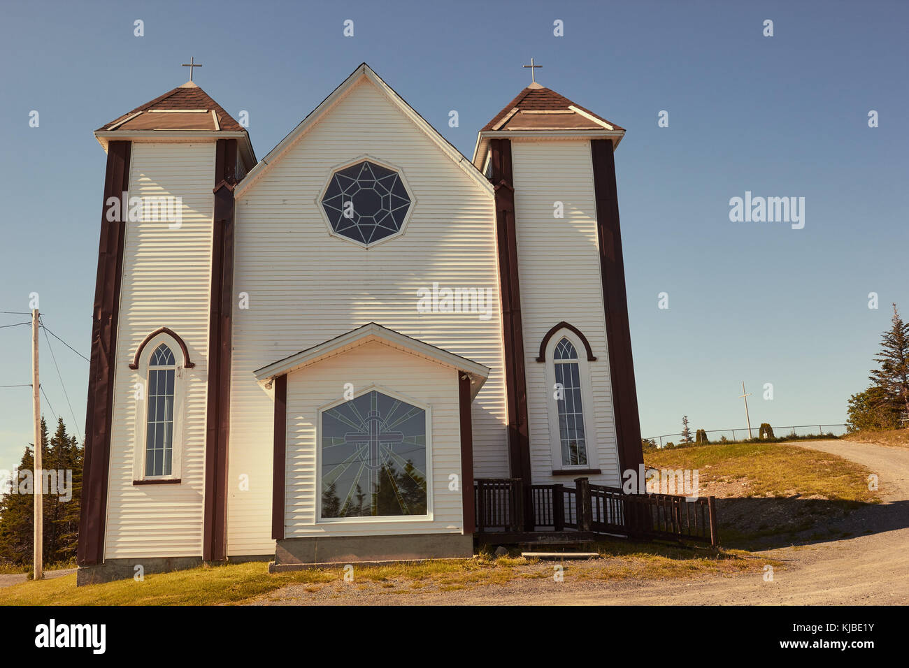 Wooden church, Avalon Peninsula, Newfoundland, Canada Stock Photo - Alamy