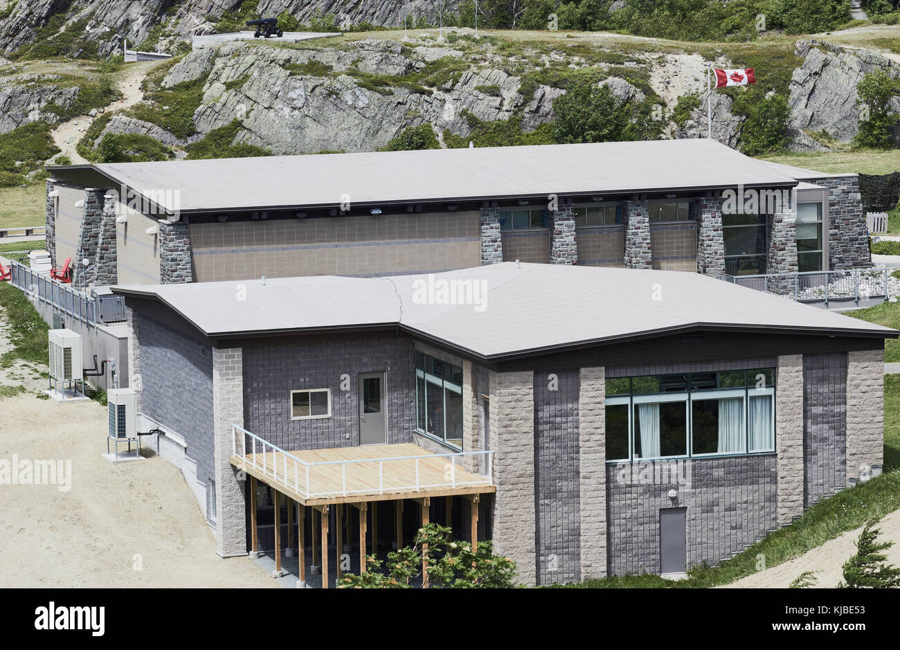 Signal Hill Visitor Centre, St John's, Newfoundland, Canada Stock Photo ...