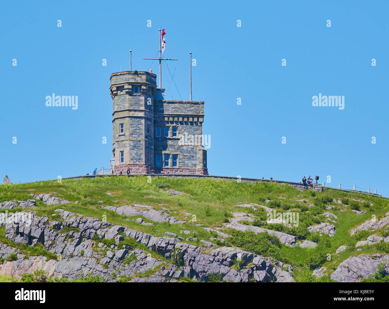Cabot Tower, Signal Hill, St John's, Newfoundland, Canada Stock Photo ...