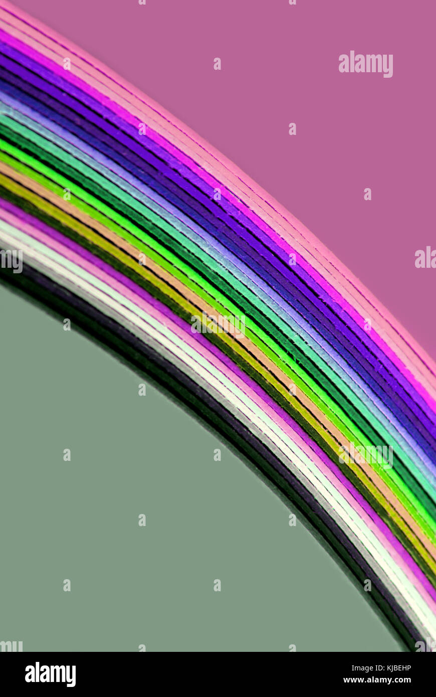 closeup of colorful paper arc Stock Photo - Alamy
