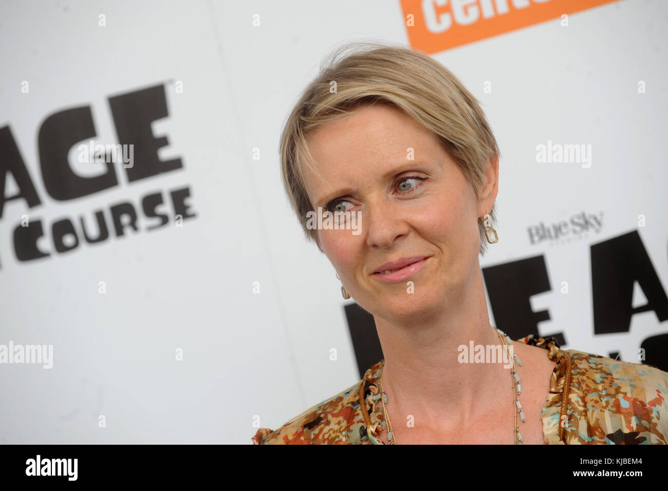 NEW YORK, NY - JULY 07: Cynthia Nixon attends the 'Ice Age: Collision ...