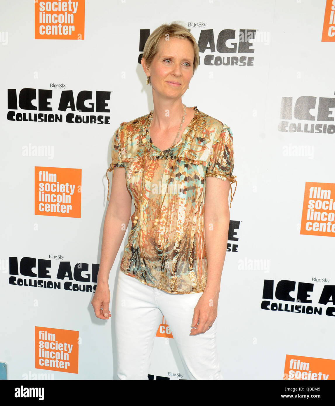 NEW YORK, NY - JULY 07: Cynthia Nixon attends the 'Ice Age: Collision ...