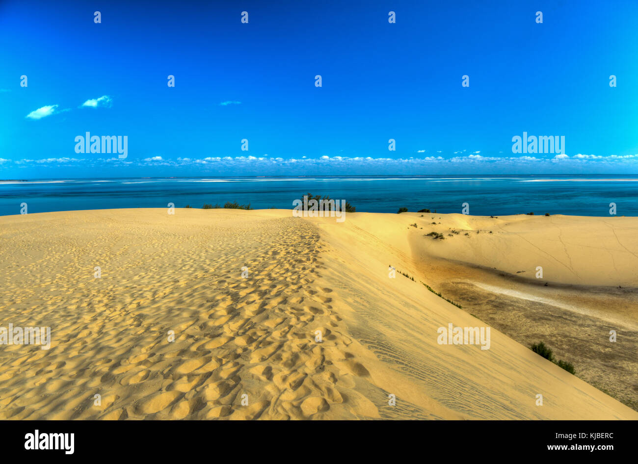Sand dunes of Bazaruto Island, Mozambique Stock Photo - Alamy