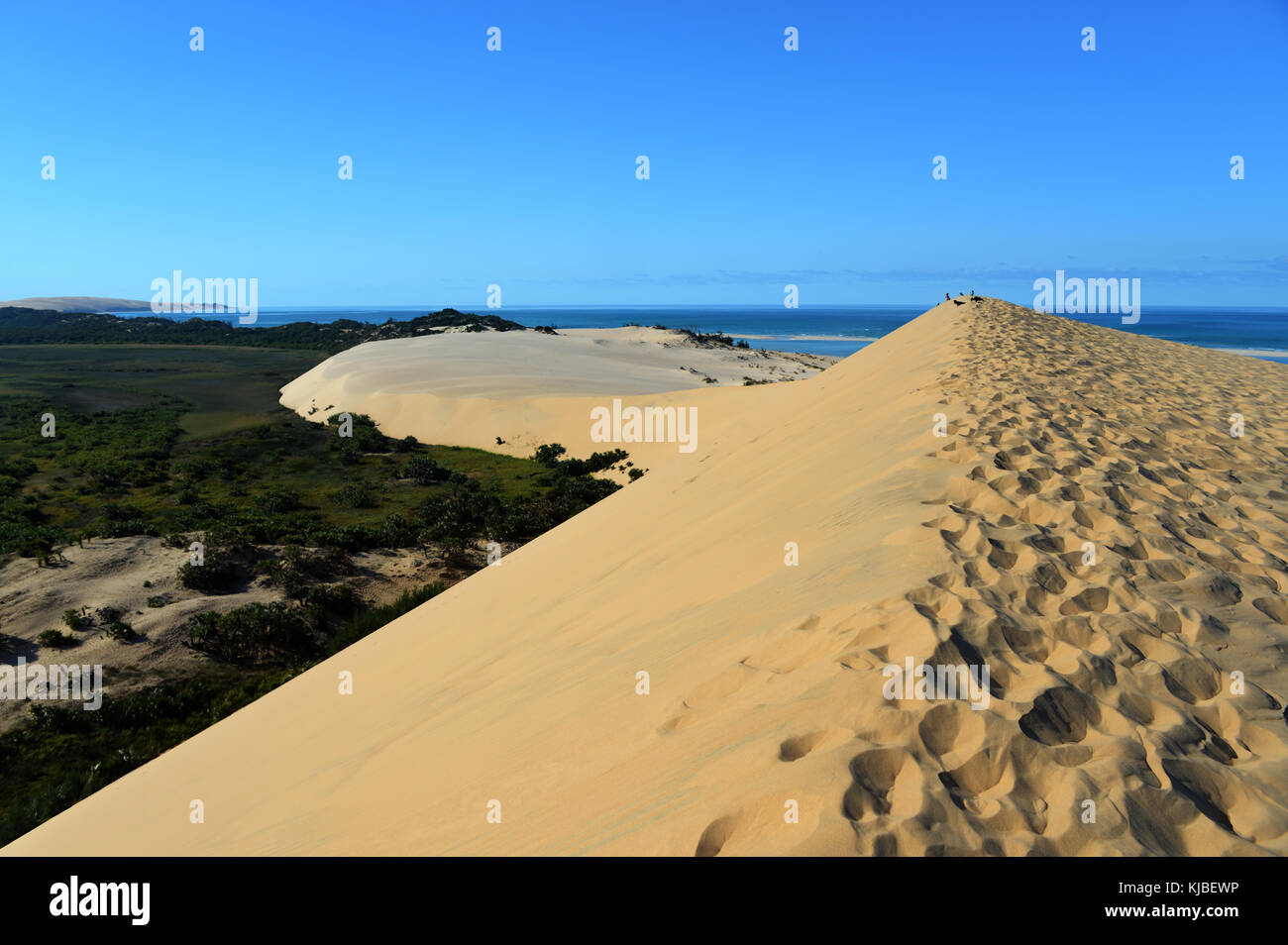 Sand dunes of Bazaruto Island, Mozambique Stock Photo - Alamy