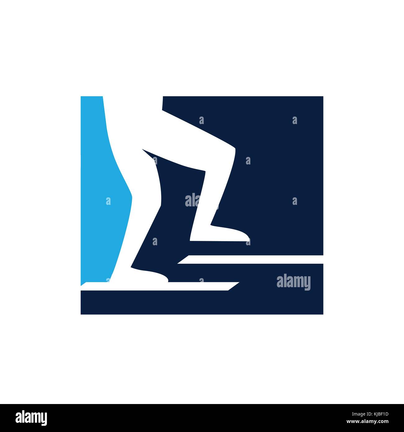 abstract legs walking up stairs, legs walking symbol, icon design ...