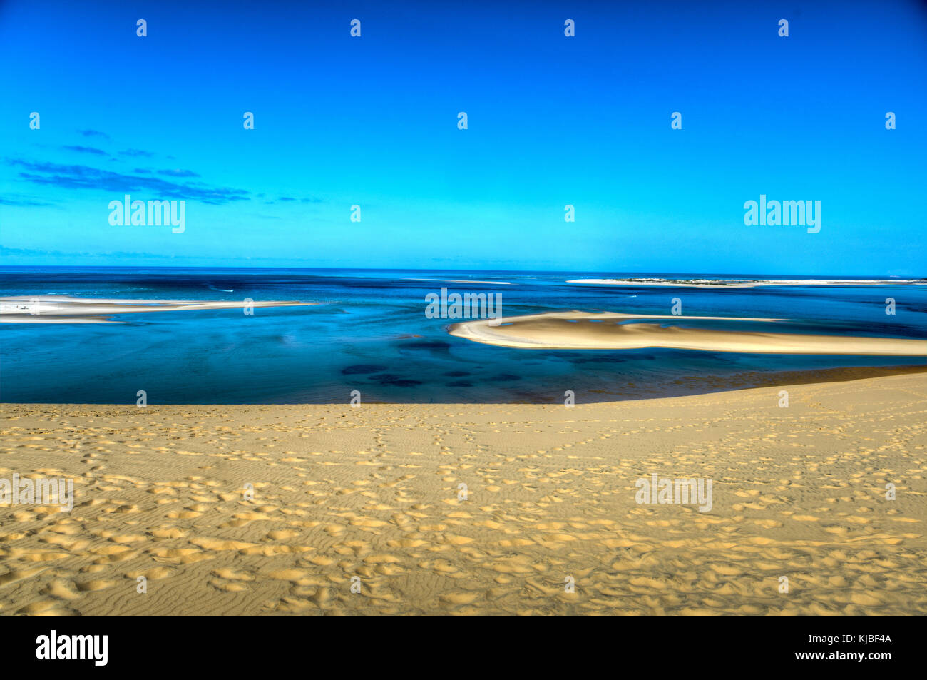 Sand dunes of Bazaruto Island, Mozambique Stock Photo - Alamy