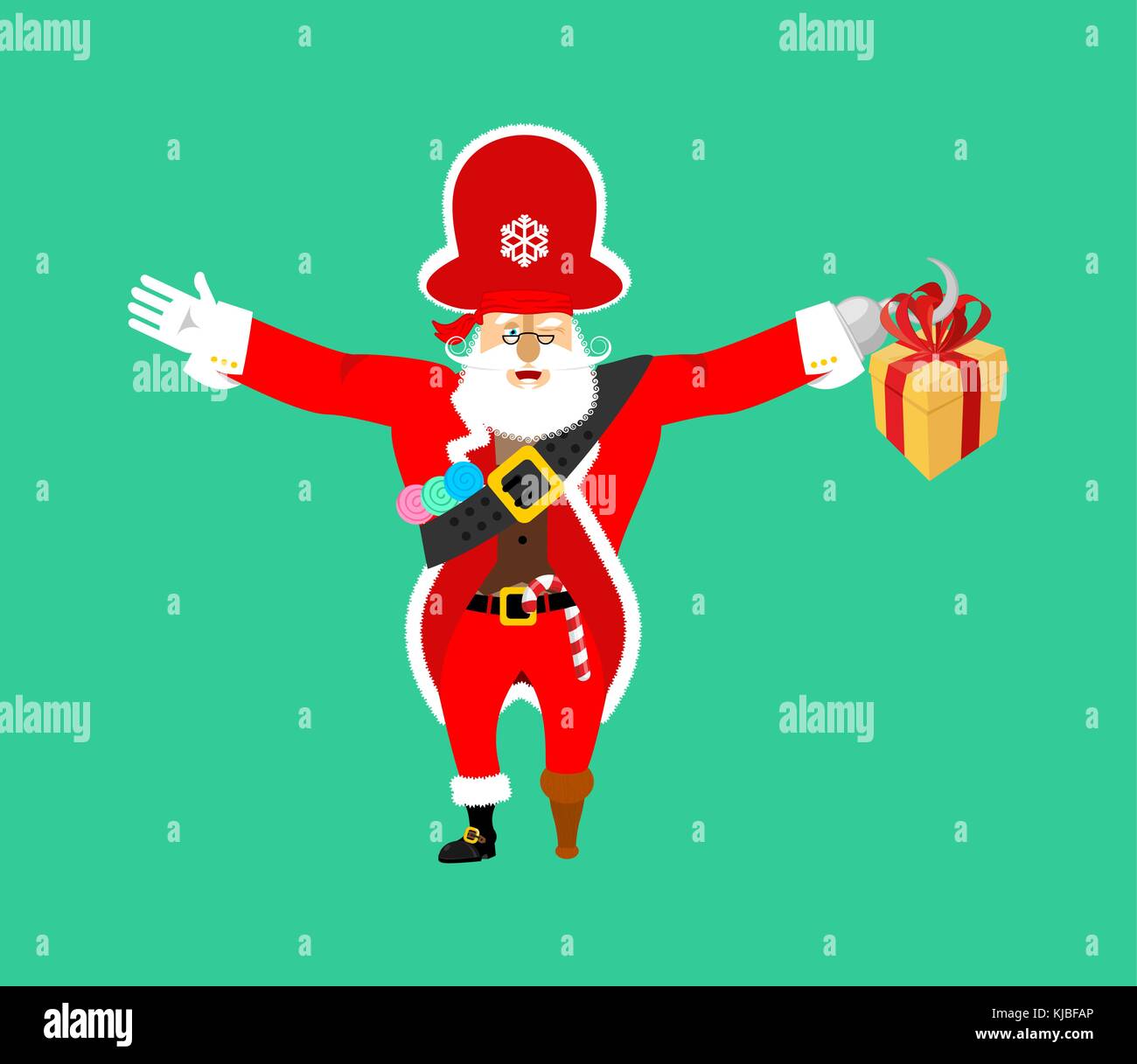 Pirate santa claus hi-res stock photography and images - Alamy