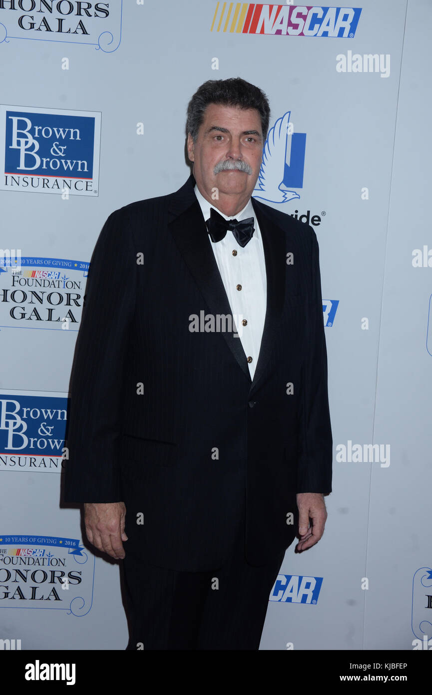 NEW YORK, NY - SEPTEMBER 27: Mike Helton attends the 2016 NASCAR ...