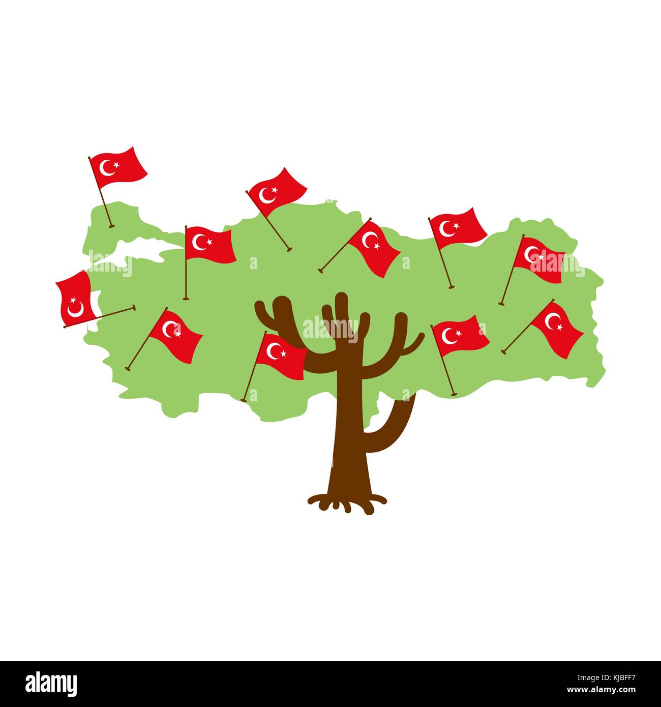 Old turkish map Stock Vector Images - Alamy