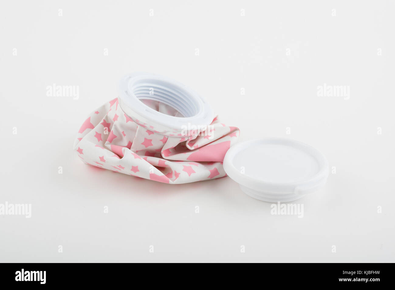 Ice pack on white background Stock Photo - Alamy