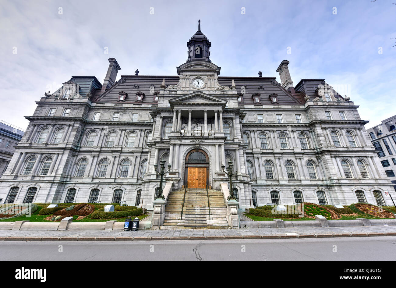 Main Building of the City Hall in Old Montreal, Canada Stock Photo - Alamy