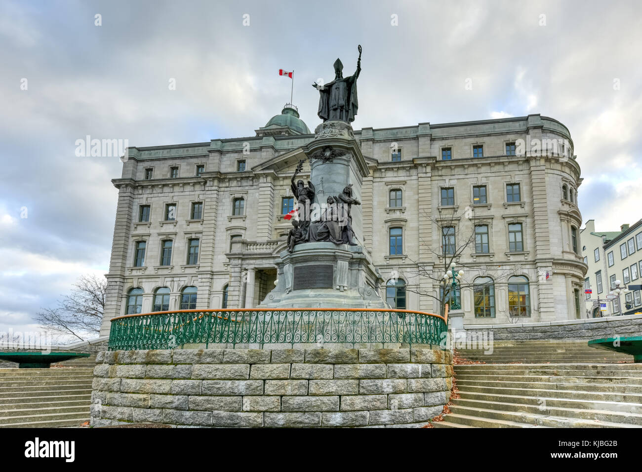 Francois de Laval Monument, the first Roman Catholic bishop of Quebec ...