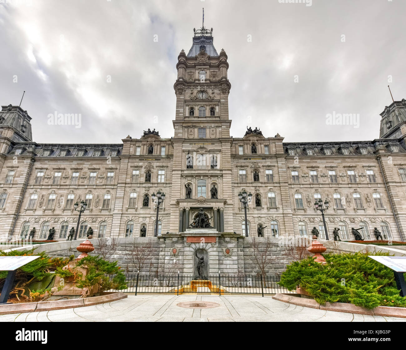 Quebec Parliament Building, a Second Empire architectural style ...