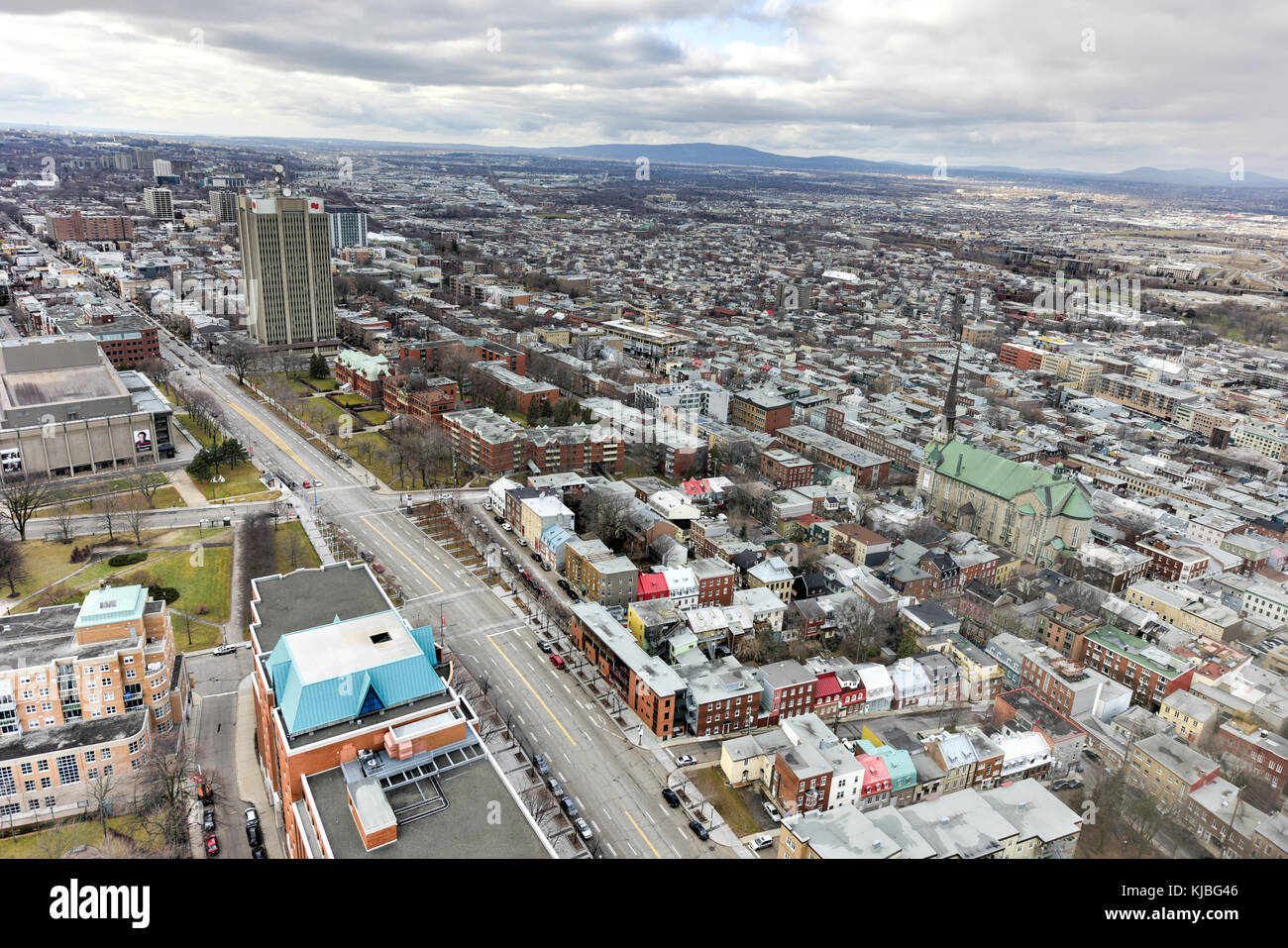 Panoramic view of the Quebec City Skyline Stock Photo - Alamy