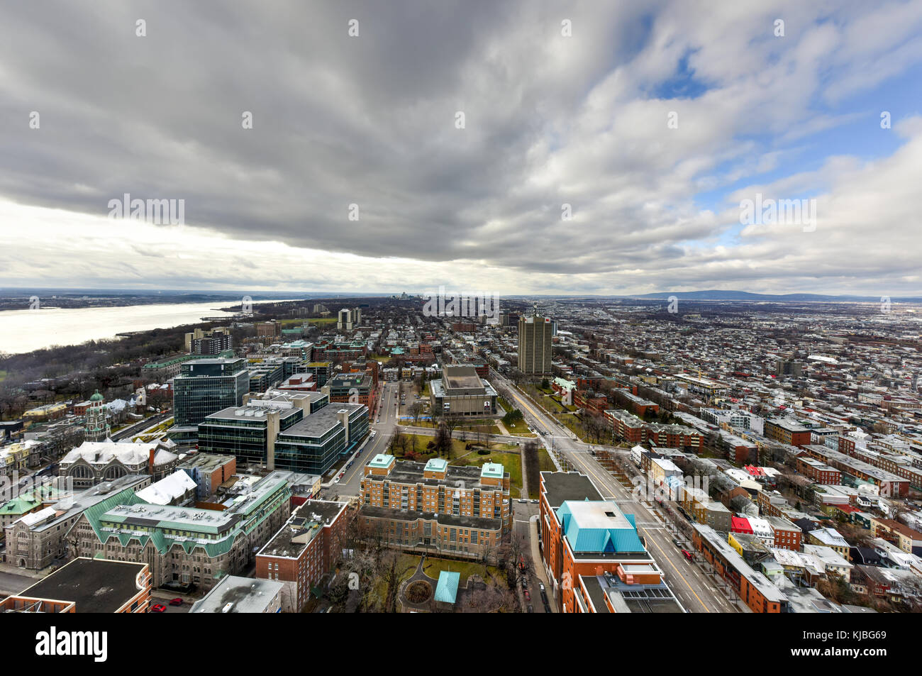 Panoramic view of the Quebec City Skyline Stock Photo - Alamy