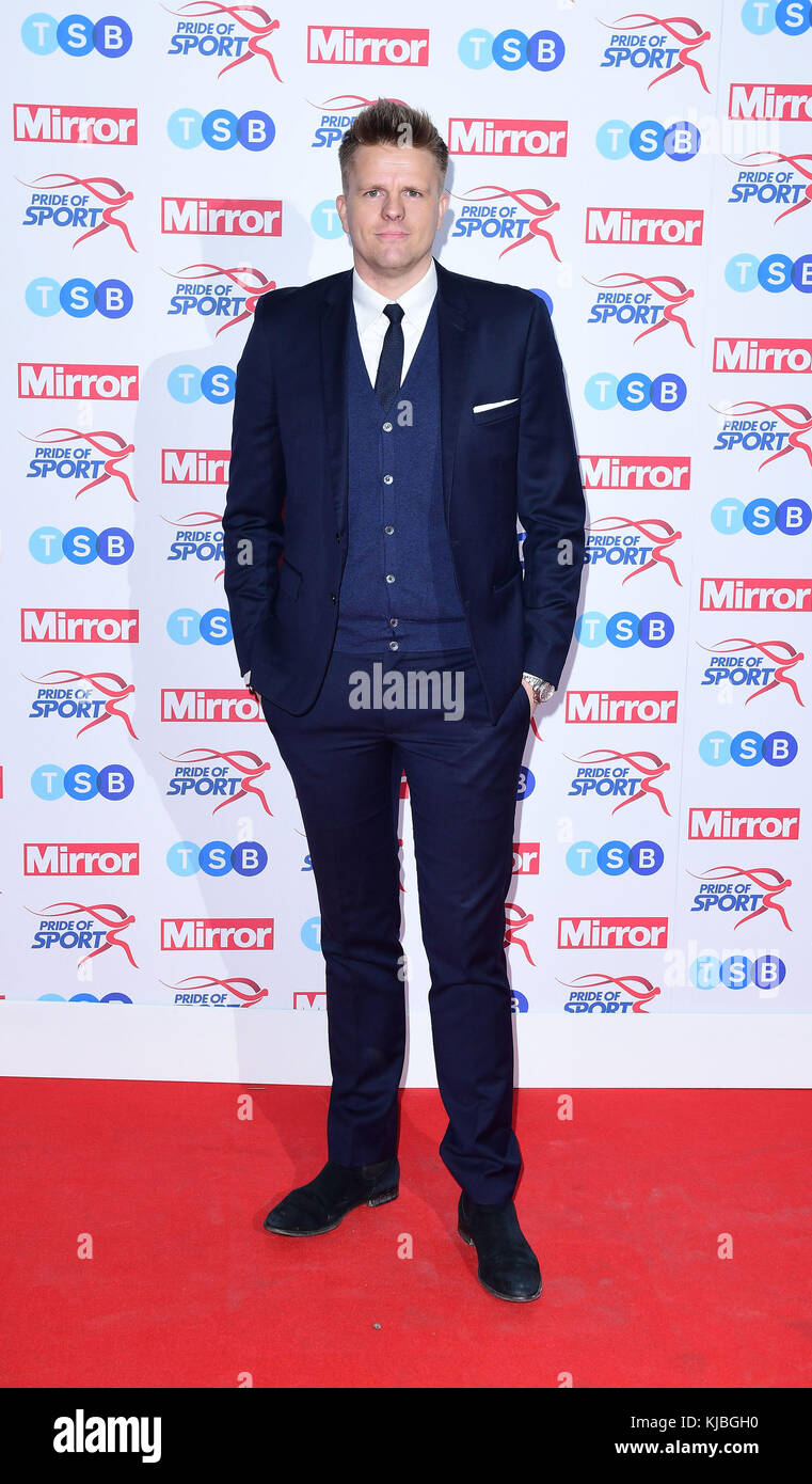 Jake Humphrey attending the Pride of Sport awards at the Grosvenor ...