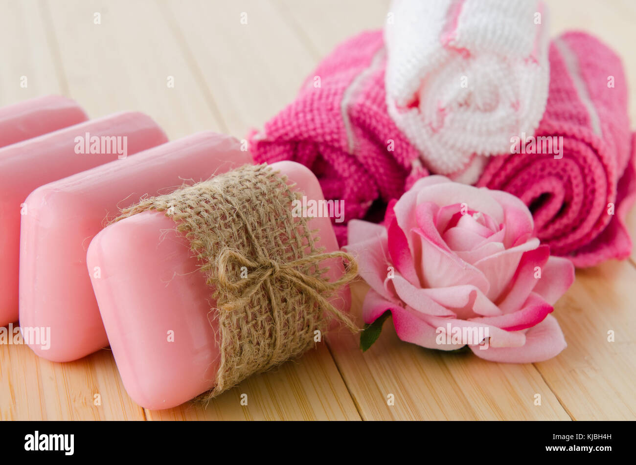 Healthy lifestyle concept with aromatic soaps Stock Photo - Alamy