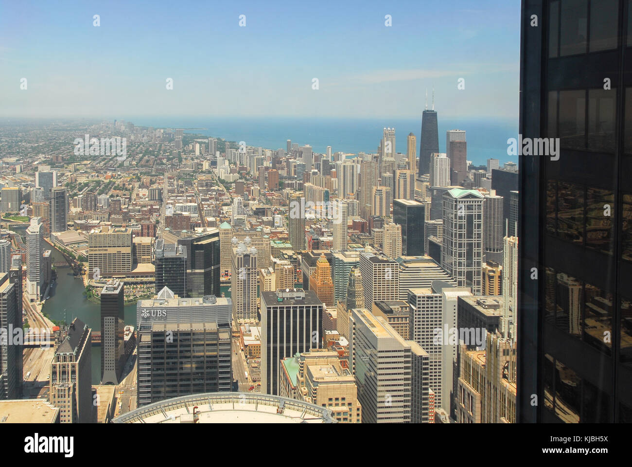 Panoramic view of the Chicago skyline Stock Photo - Alamy