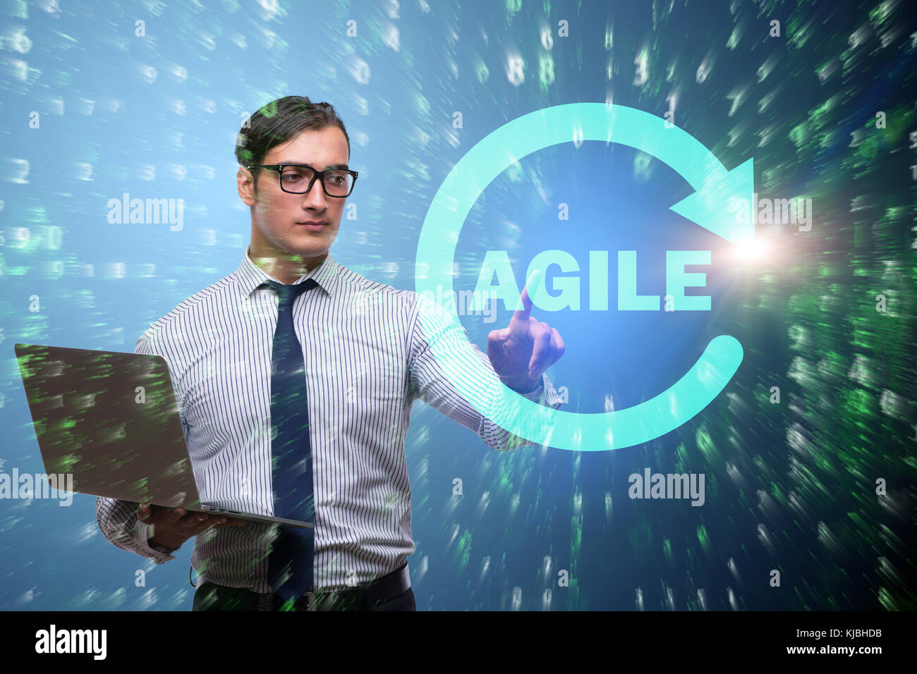 Concept of agile software development Stock Photo - Alamy