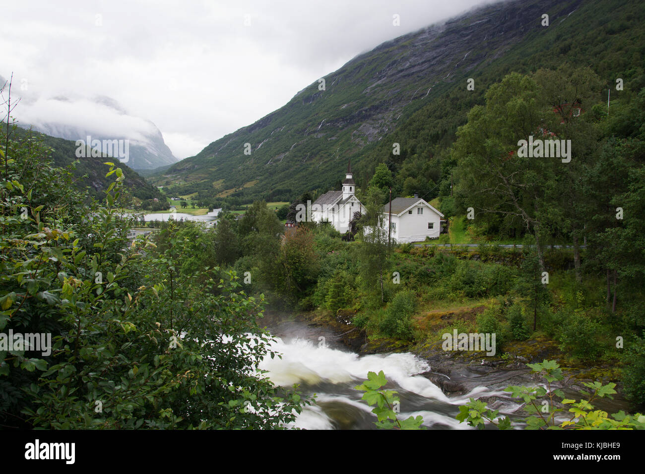 Hellesylt is a small village in Stranda Municipality in Møre og Romsdal ...