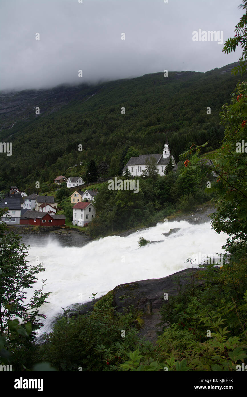 Hellesylt is a small village in Stranda Municipality in Møre og Romsdal ...