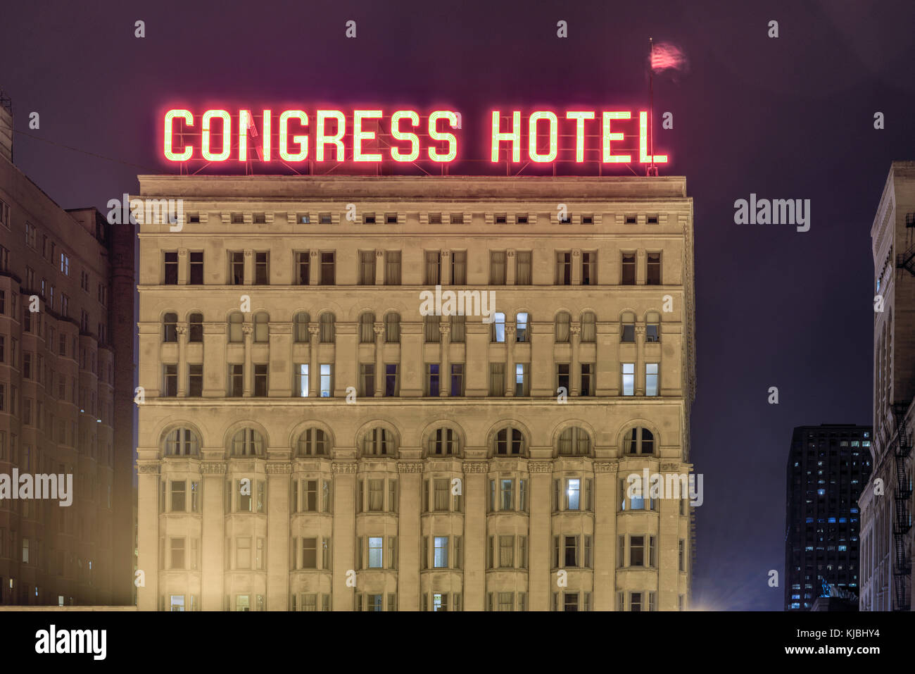 Congress plaza hi-res stock photography and images - Alamy