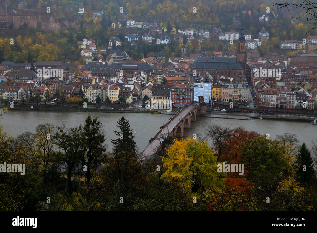 The Karl Theodor Bridge, commonly known as the Old Bridge, is a stone ...