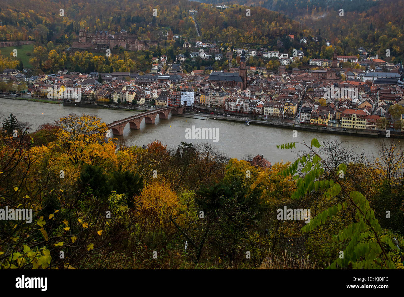 The Karl Theodor Bridge, commonly known as the Old Bridge, is a stone ...