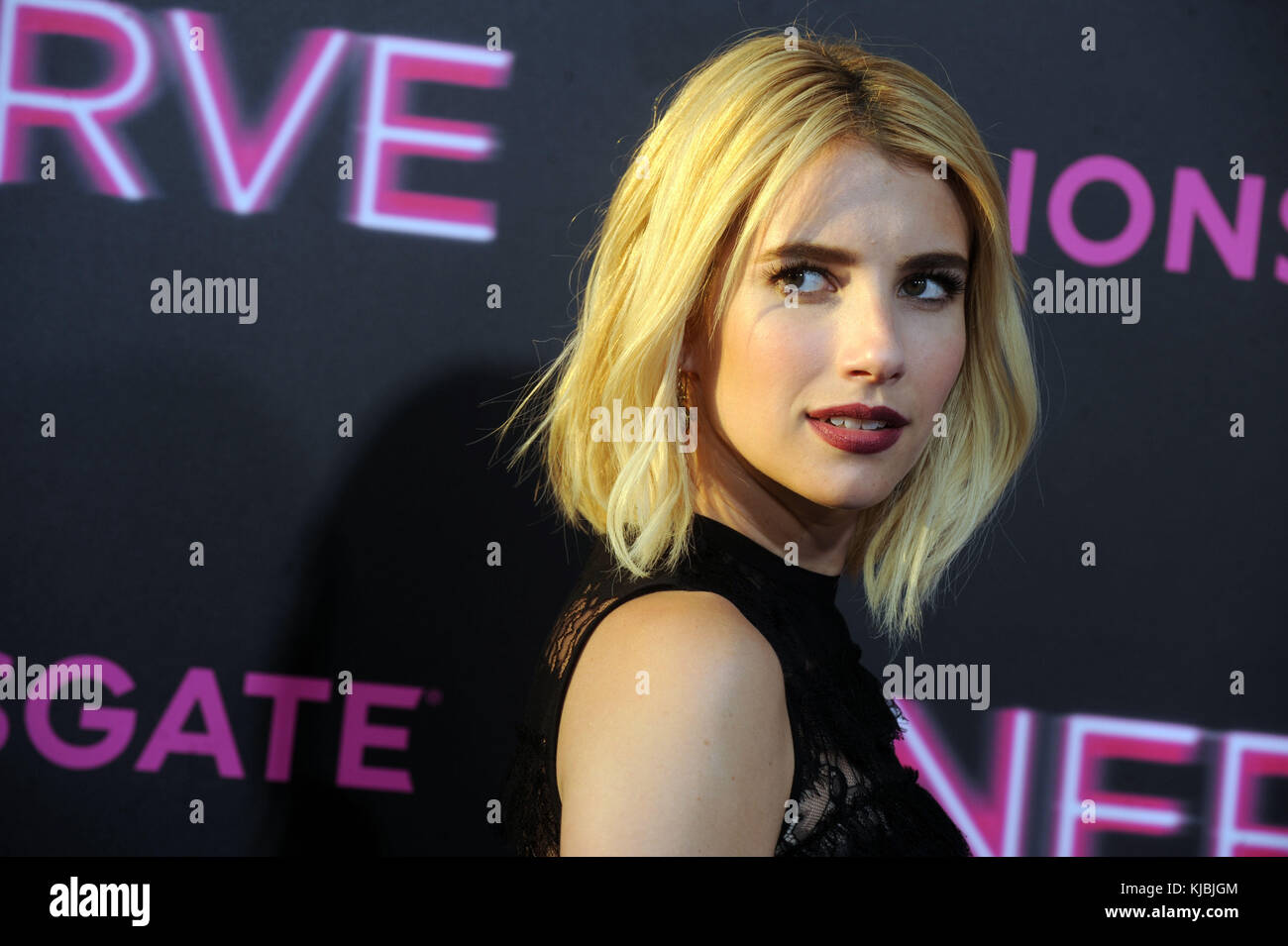 NEW YORK, NY - JULY 12: Emma Roberts attends the 'Nerve' New York ...