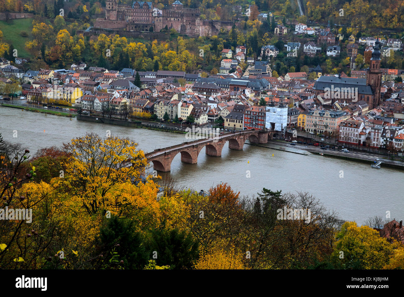 The Karl Theodor Bridge, commonly known as the Old Bridge, is a stone ...
