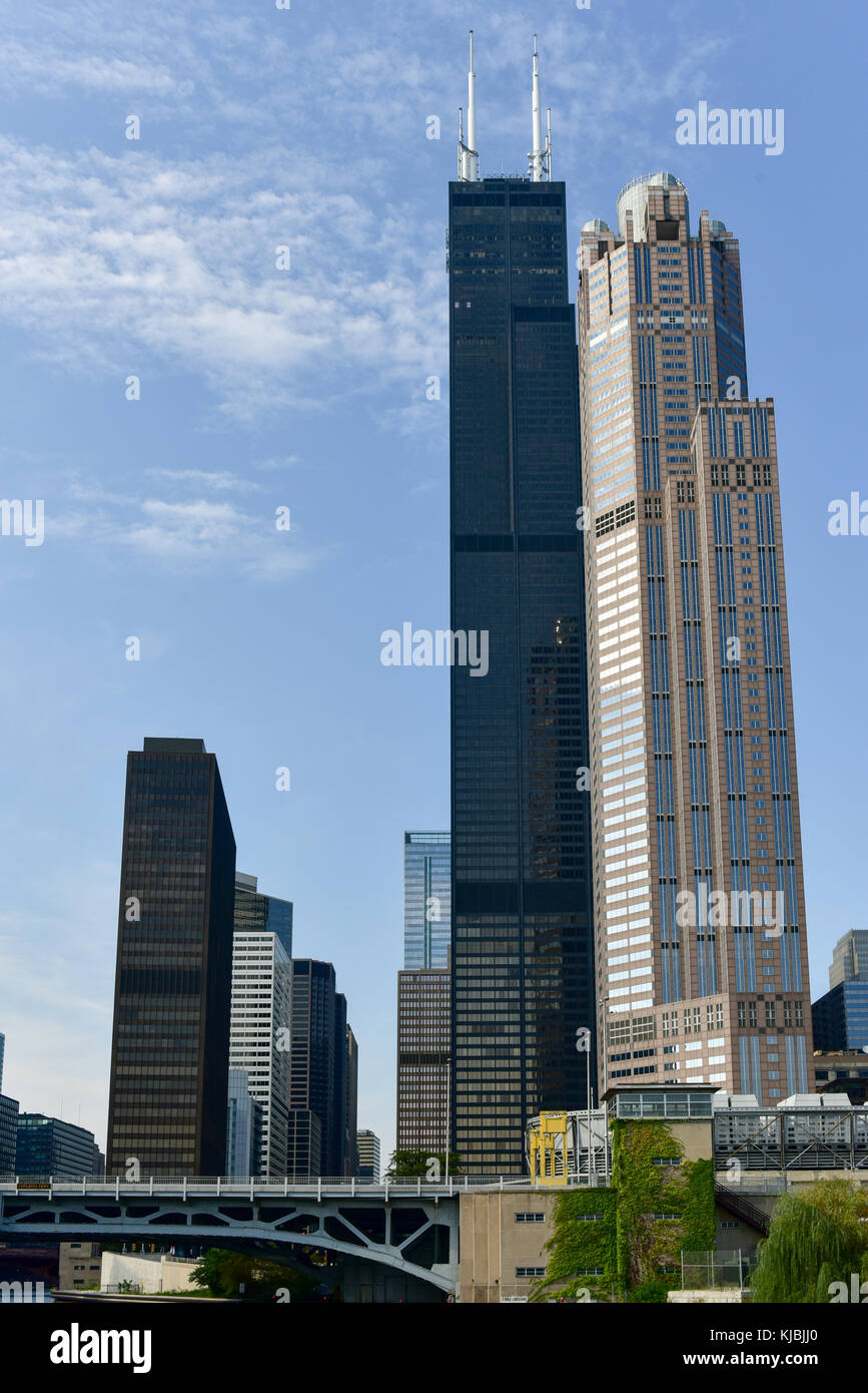 Chicago, Illinois - September 5, 2015: The Willis Tower (still commonly ...